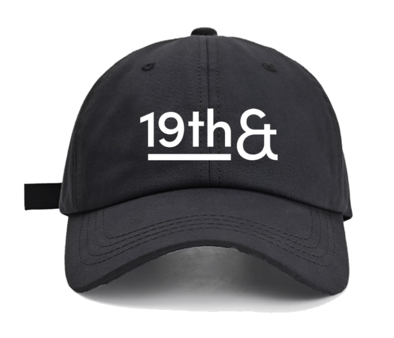19th& Embroidered Baseball Cap